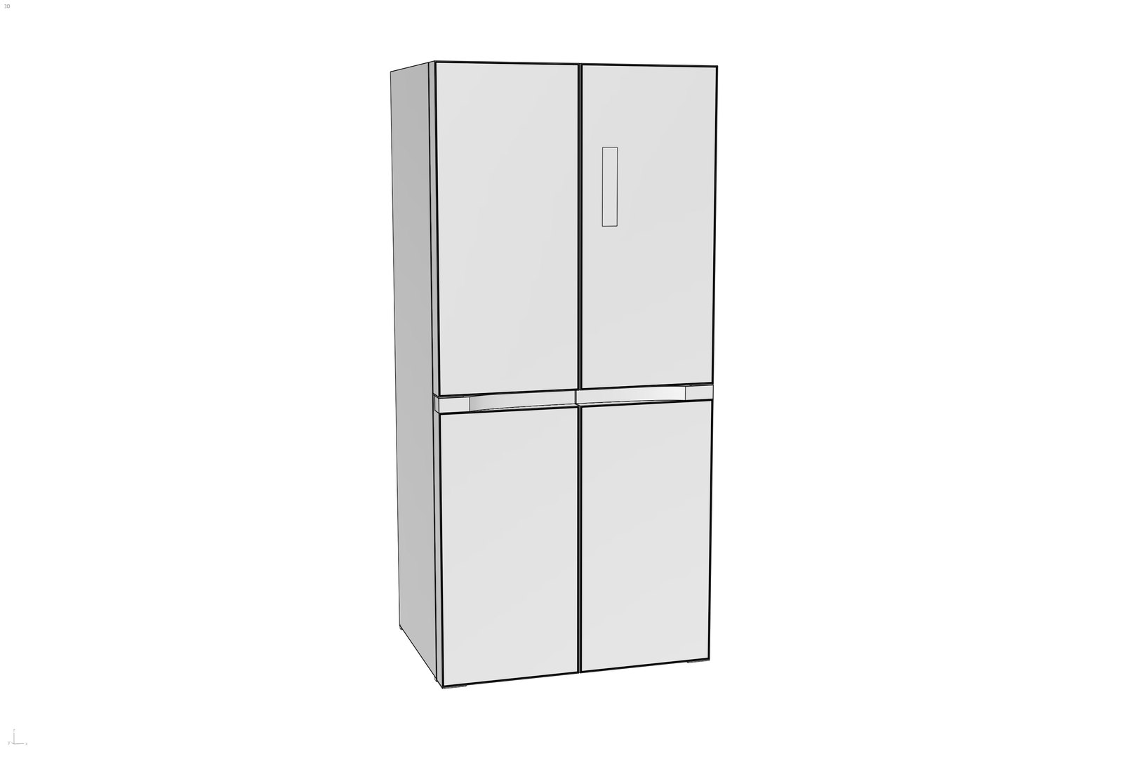 Fridge Concept 3D Model - TurboSquid 1821868