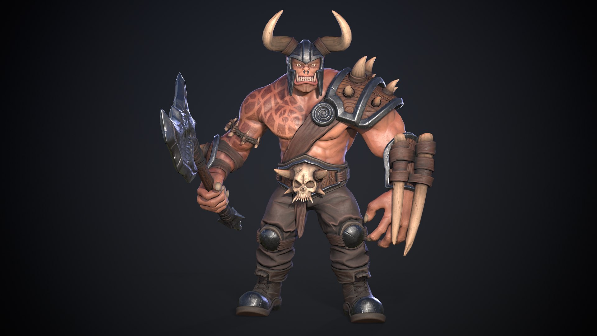 3D Model Orc Bull - TurboSquid 1966173
