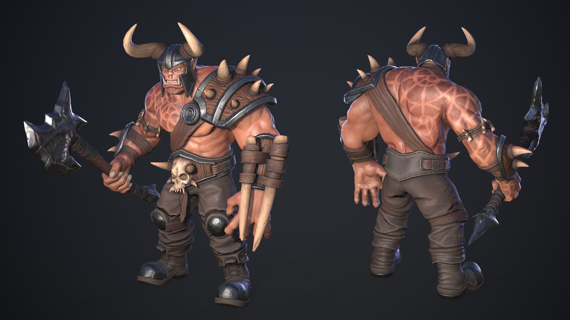 3D Model Orc Bull - TurboSquid 1966173