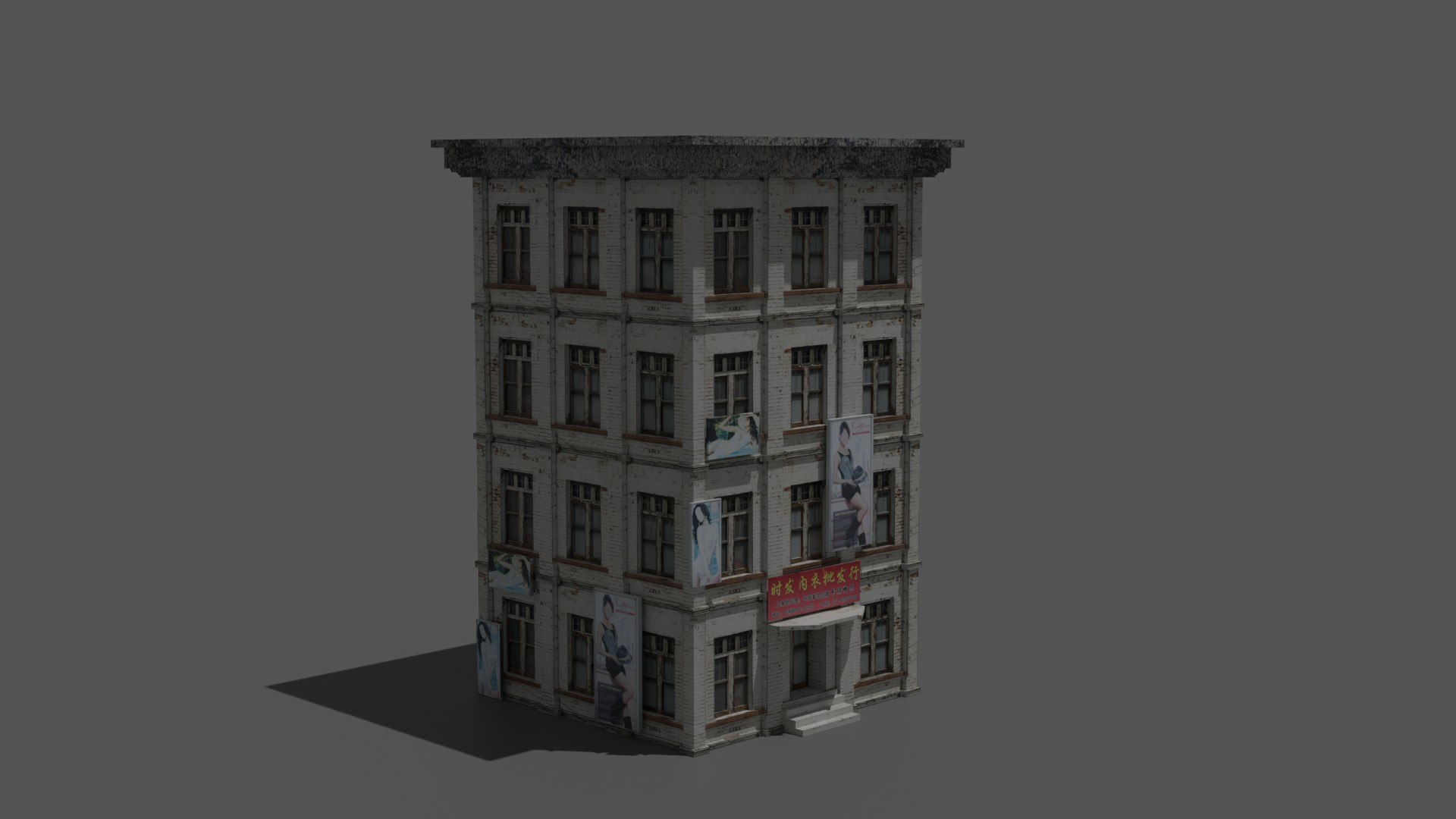 Old Building 3D Model - TurboSquid 2001888