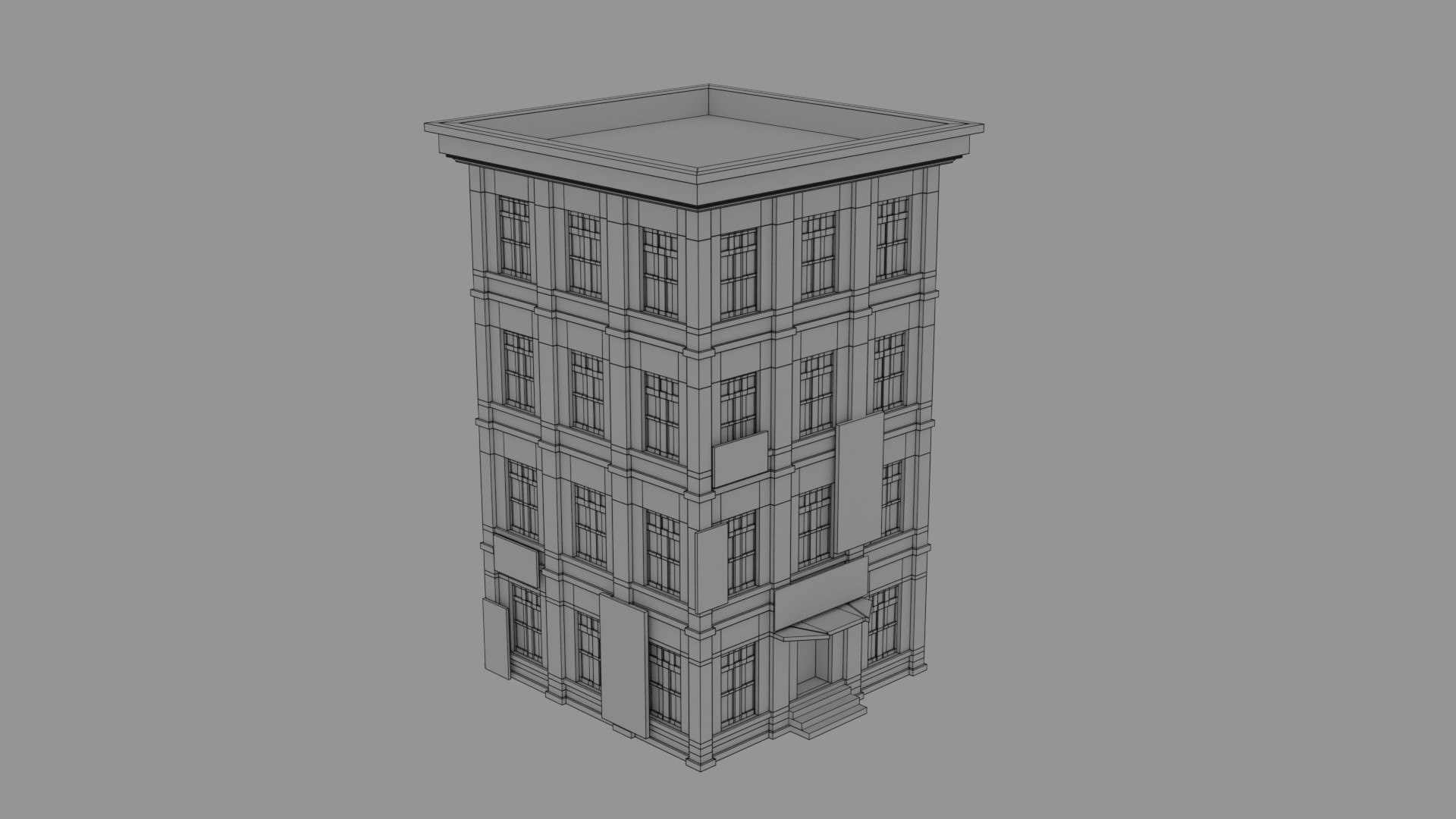 Old Building 3D Model - TurboSquid 2001888