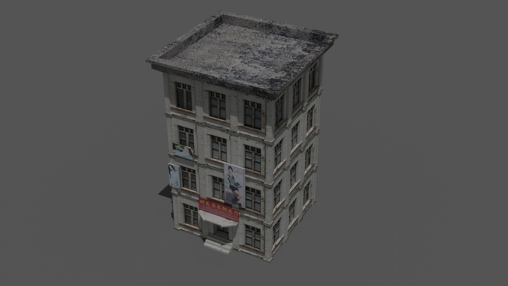 Old Building 3D Model - TurboSquid 2001888