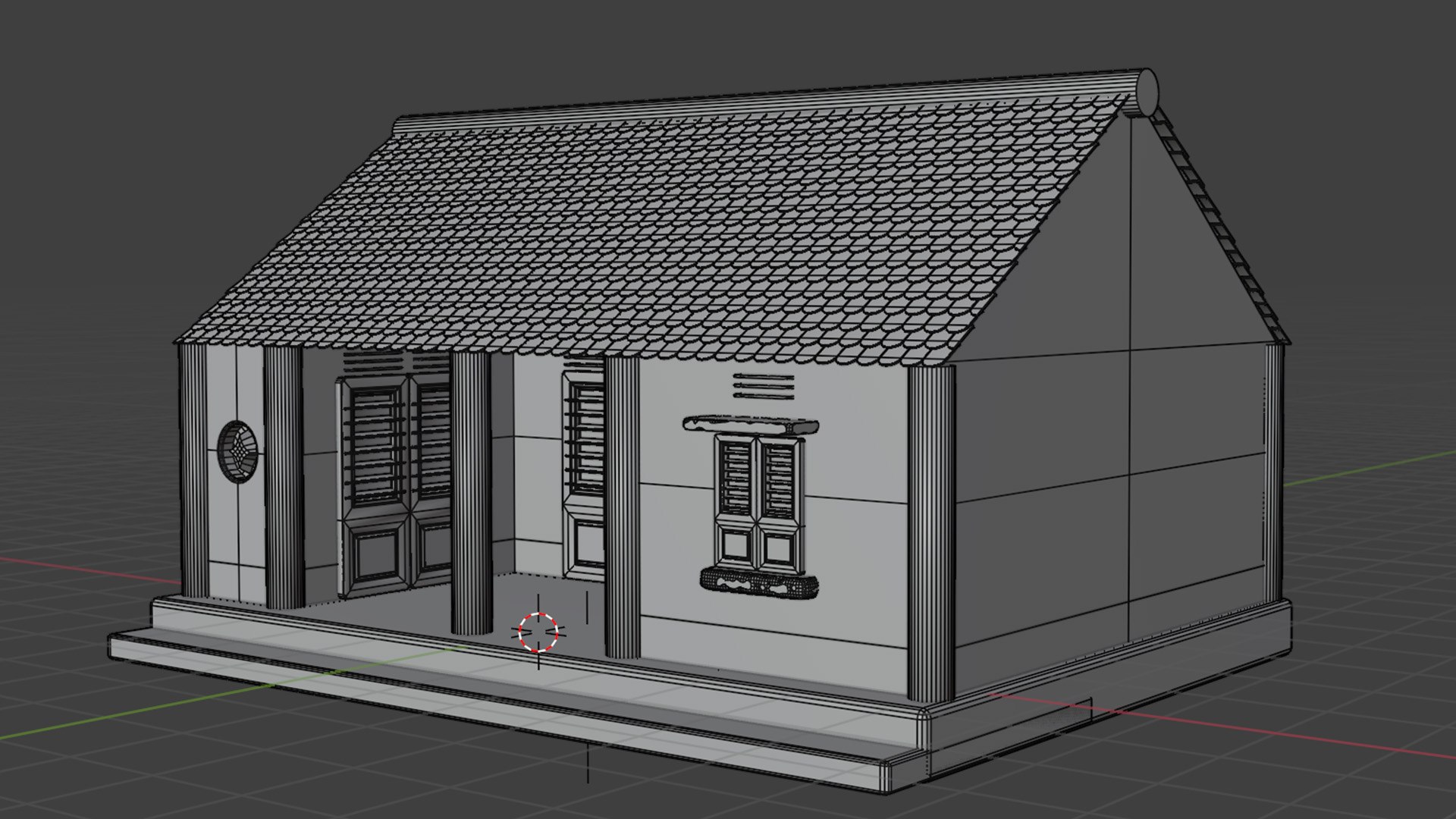 Vietnamese Asian Village House 1 3D - TurboSquid 2162647