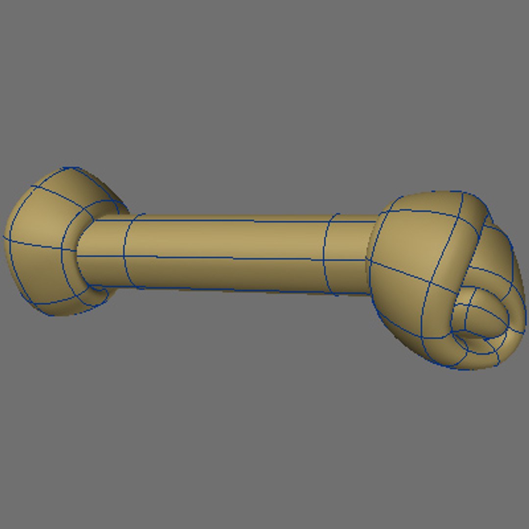 3d Dogbone Bone Dog Model