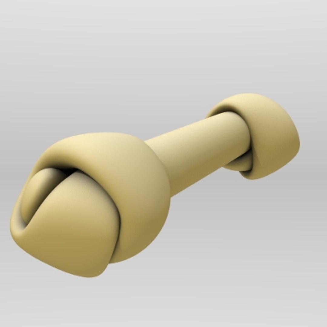 3d Dogbone Bone Dog Model