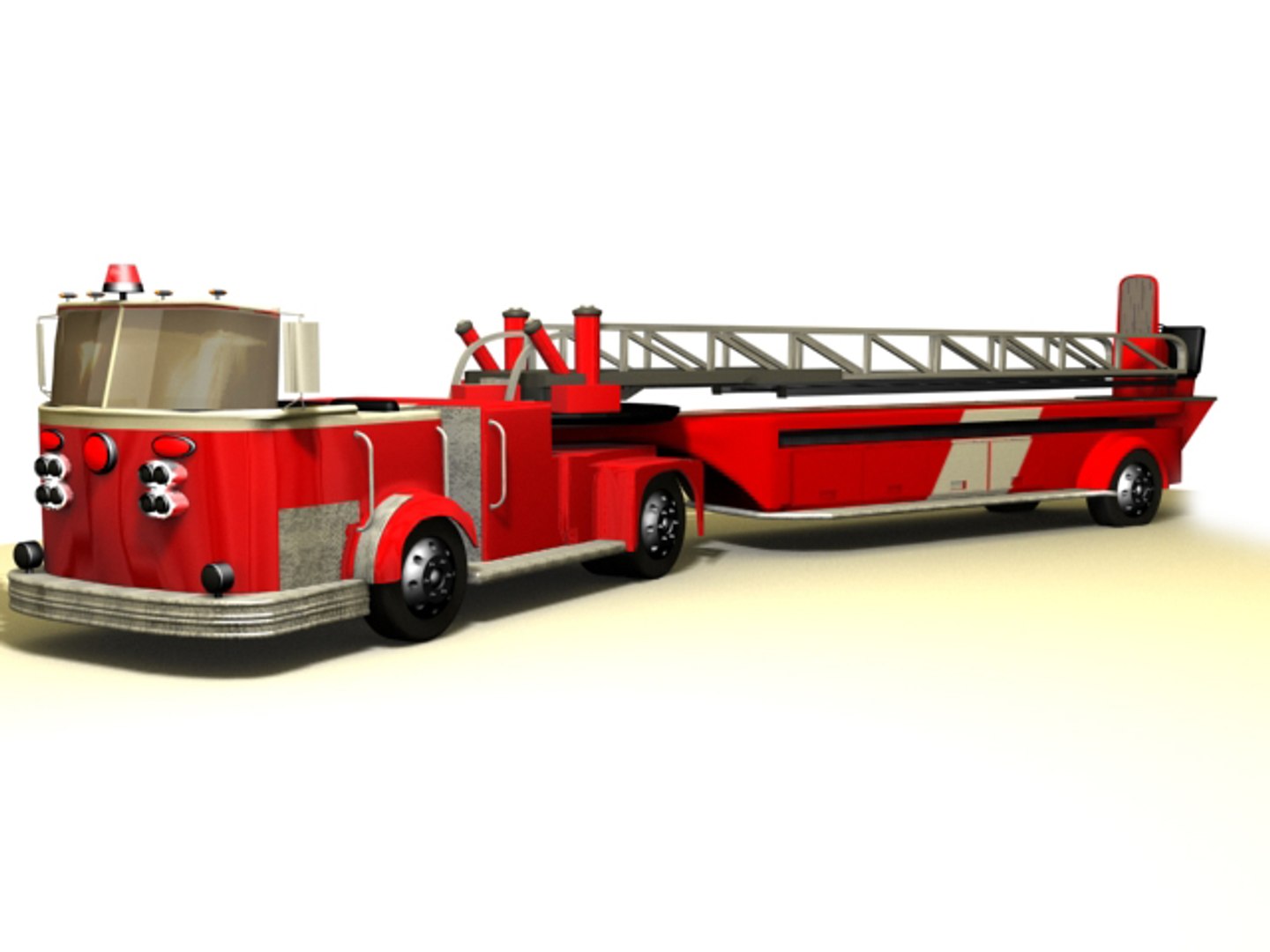 3d model ladder emergency