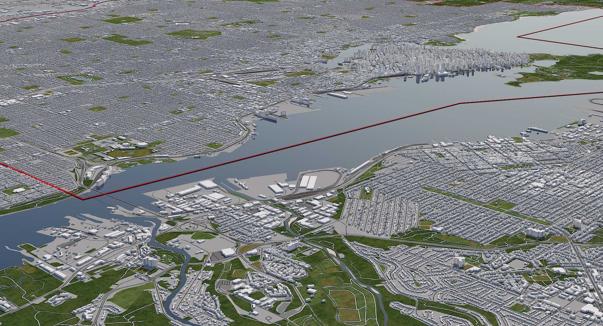 Vancouver Cityscape 3d Model