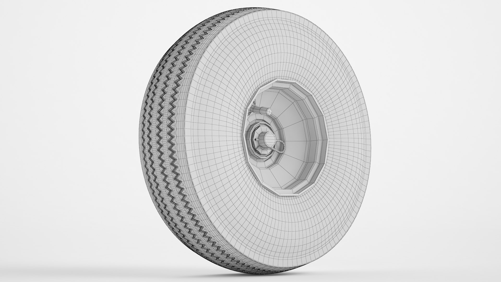 3D Hand Truck Cart Wheel 01 Model - TurboSquid 2189772