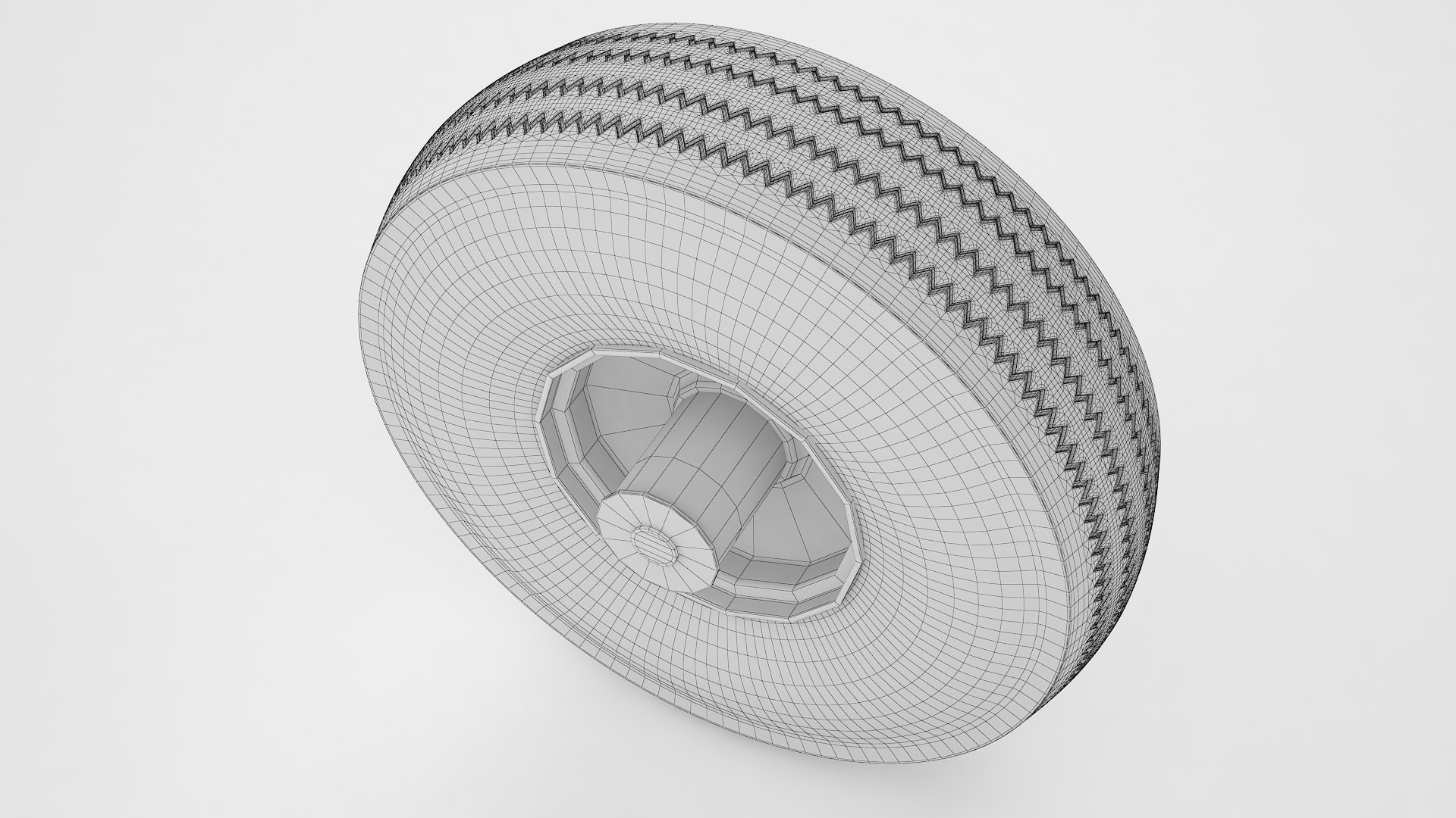 3D Hand Truck Cart Wheel 01 Model - TurboSquid 2189772