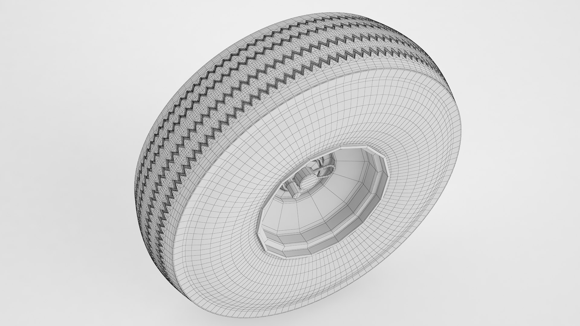 3D Hand Truck Cart Wheel 01 Model - TurboSquid 2189772