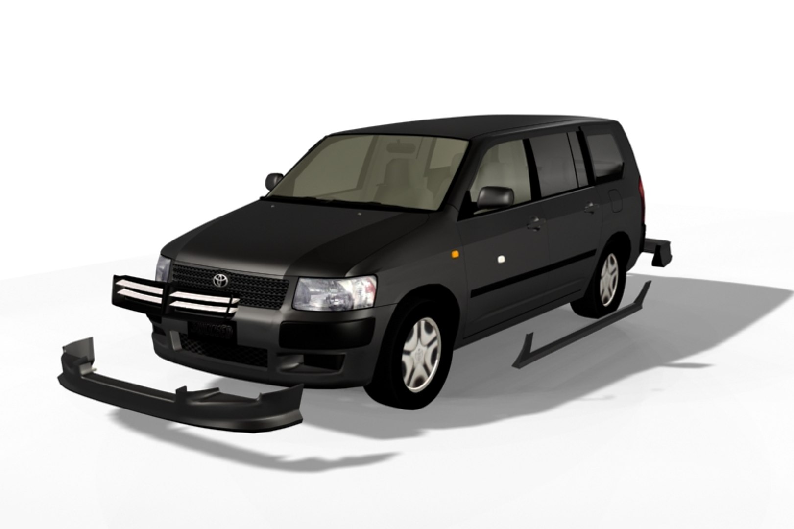 Toyota Succeed 3d Model