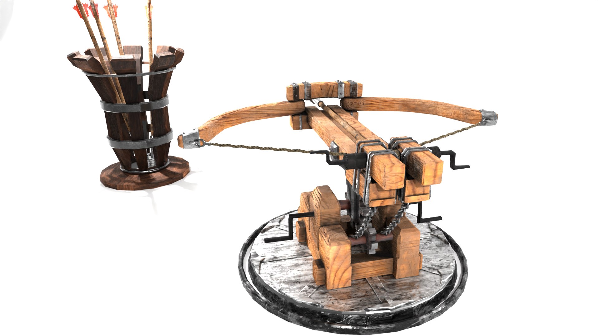 3D Medieval Siege Weapons Pack I Game-Ready 3D Models - TurboSquid 2317044