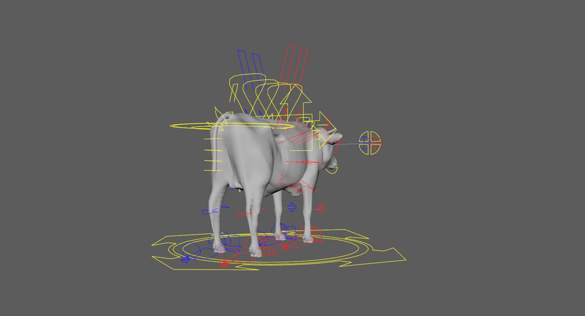 Cow cattle livestock 3D model - TurboSquid 1390838
