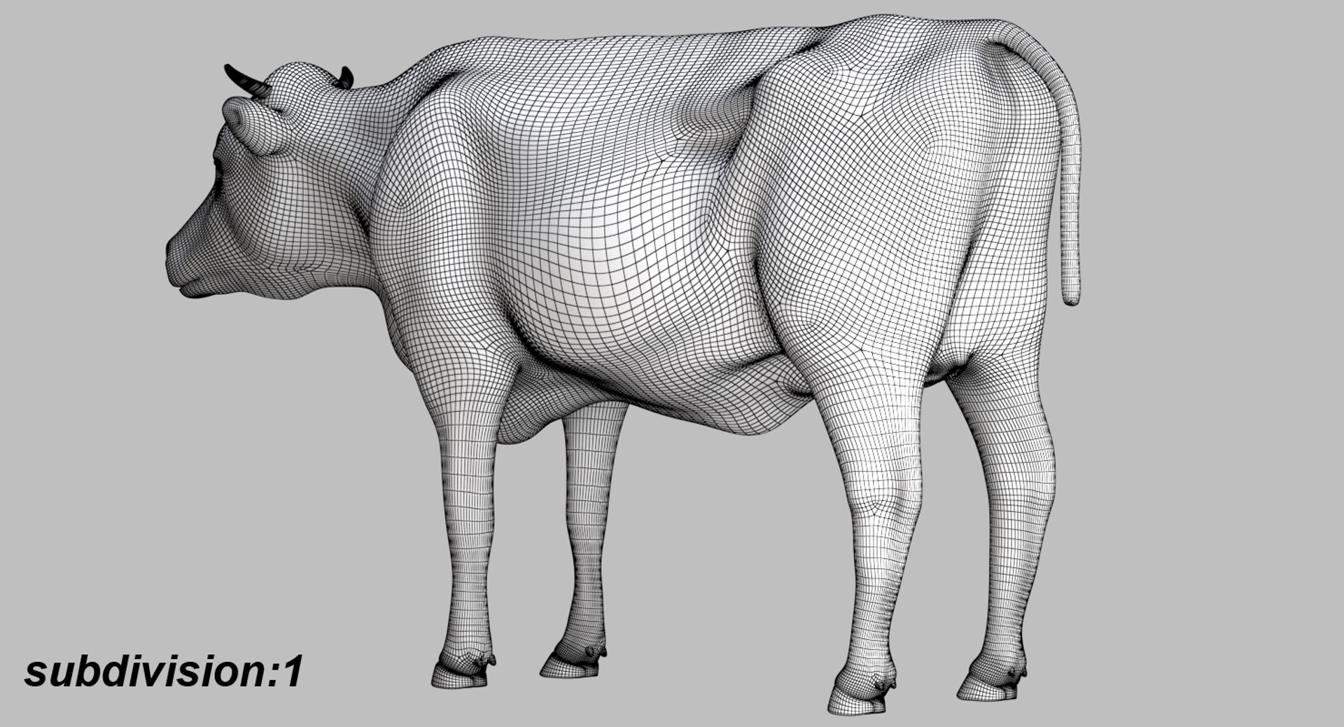 Cow cattle livestock 3D model - TurboSquid 1390838