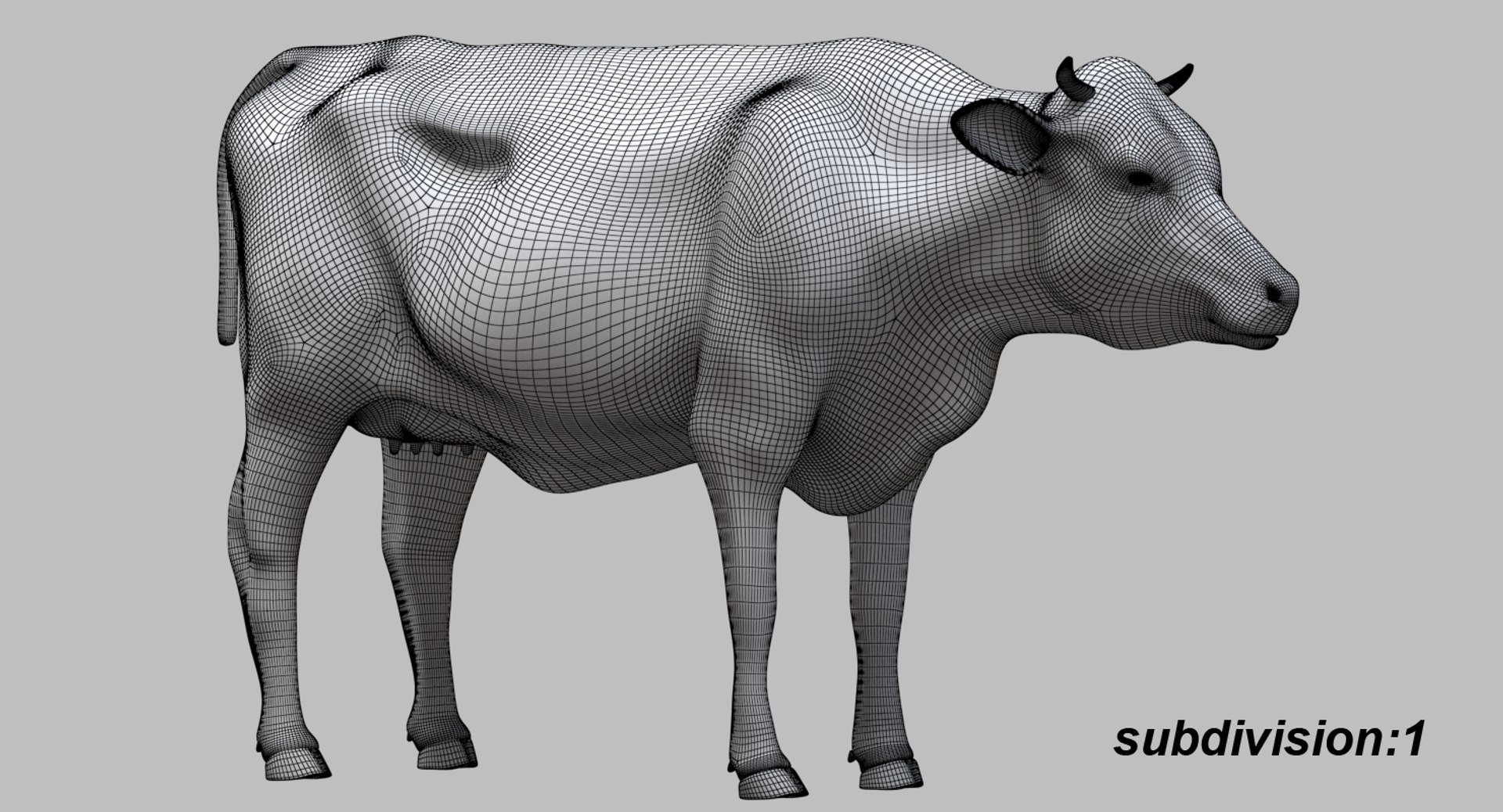 Cow cattle livestock 3D model - TurboSquid 1390838