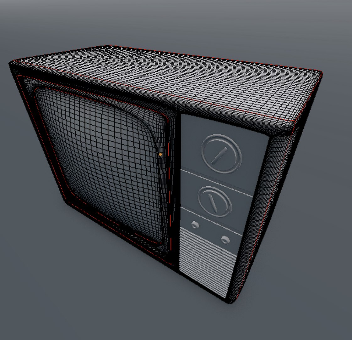 Old Tv Model - TurboSquid 1310339