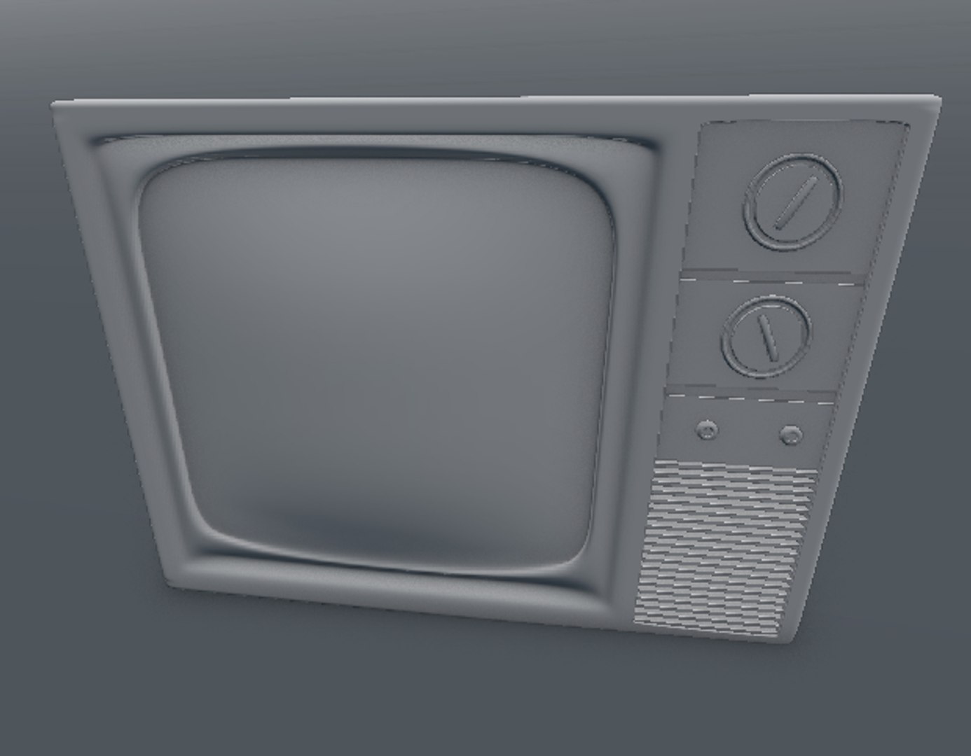 Old Tv Model - TurboSquid 1310339