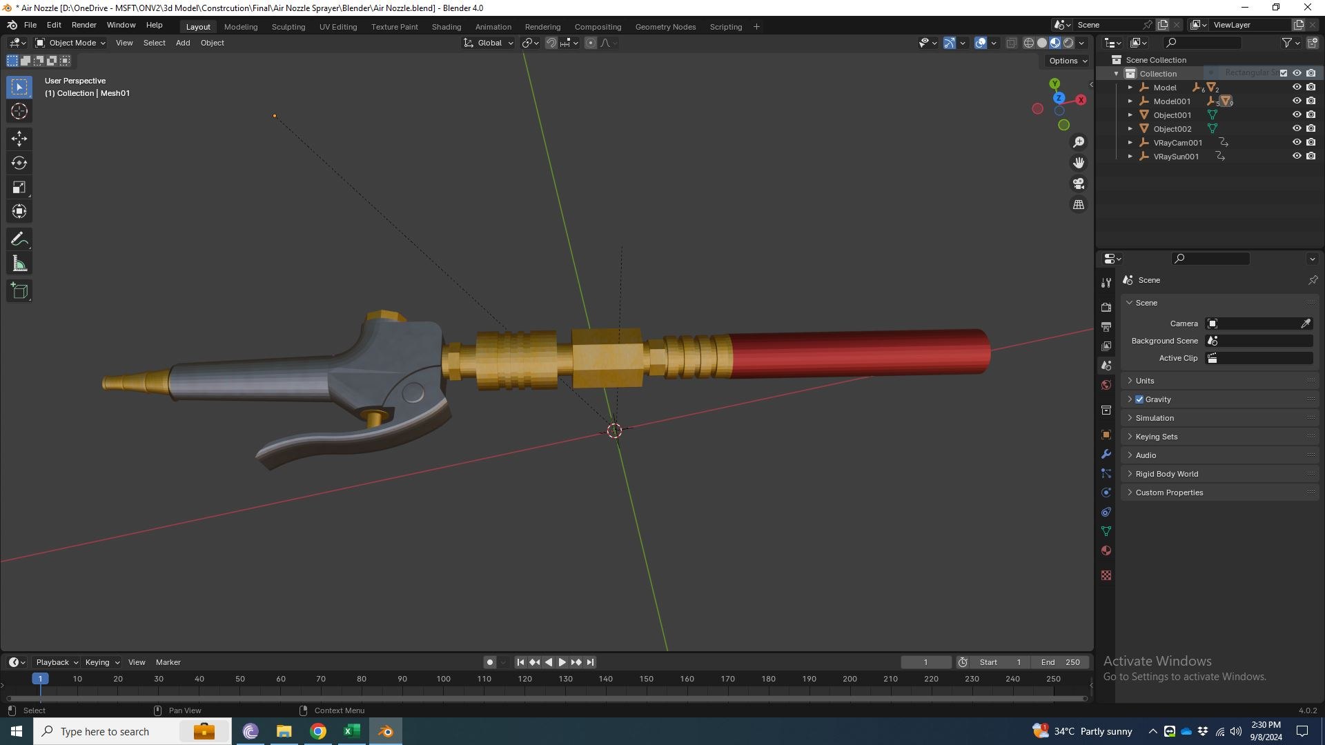 Air Nozzle 3D Model - TurboSquid 2278455