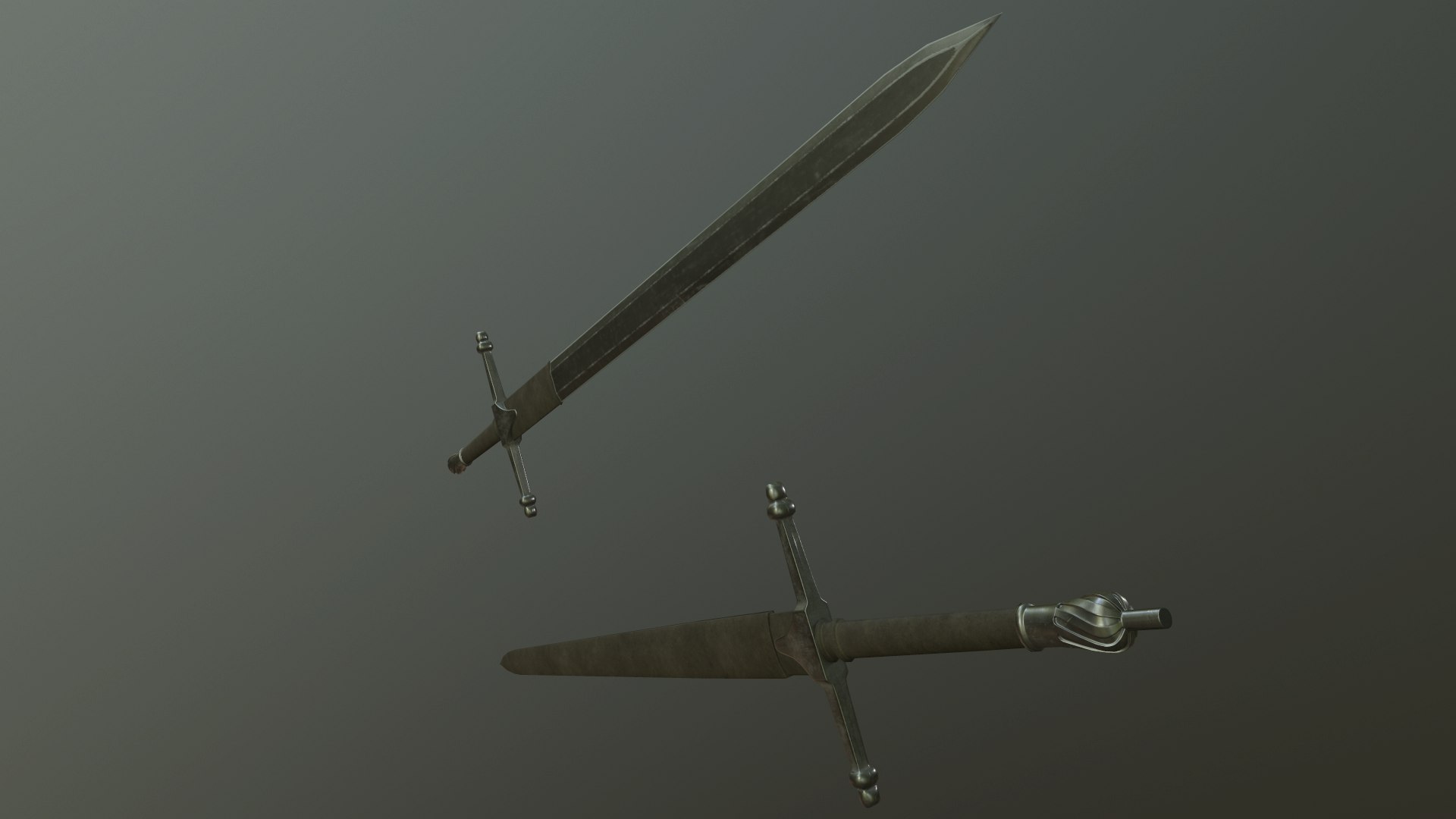 Free 3D Sword Longsword Weapon Model - TurboSquid 1406463