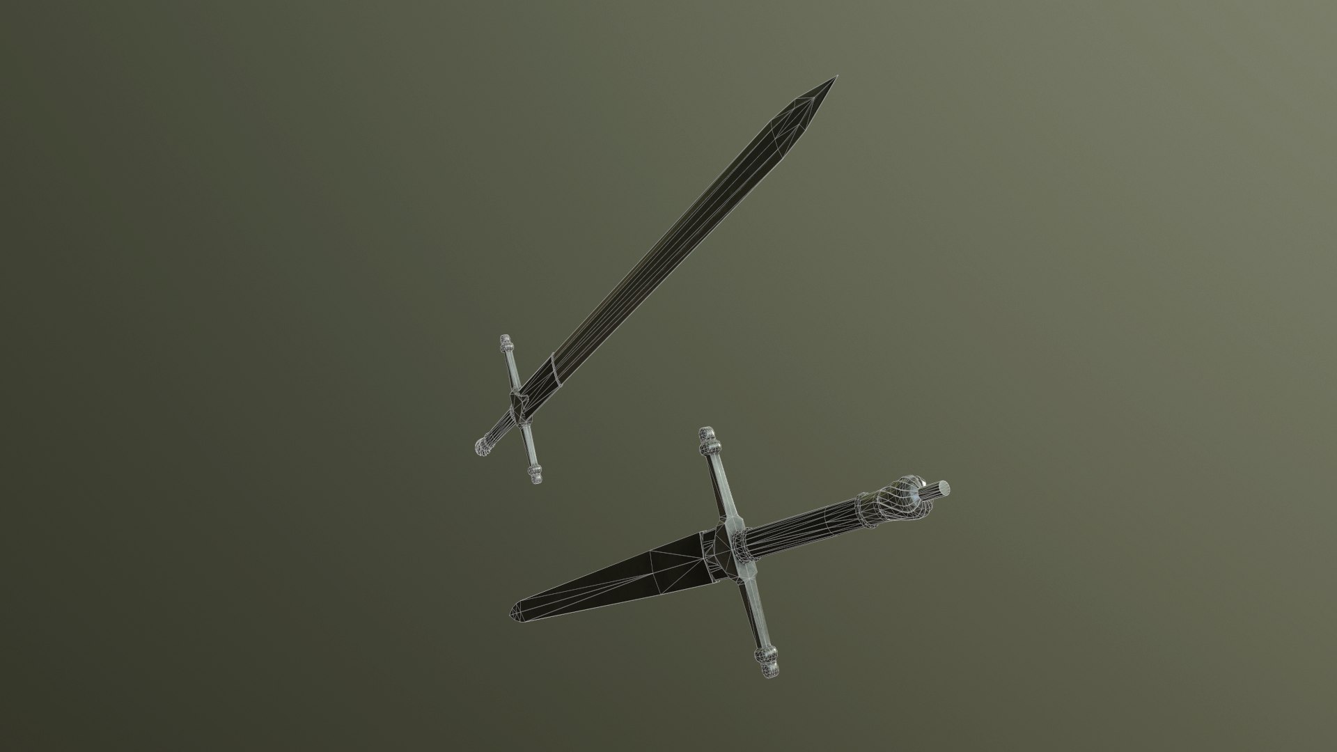 Free 3D Sword Longsword Weapon Model - TurboSquid 1406463