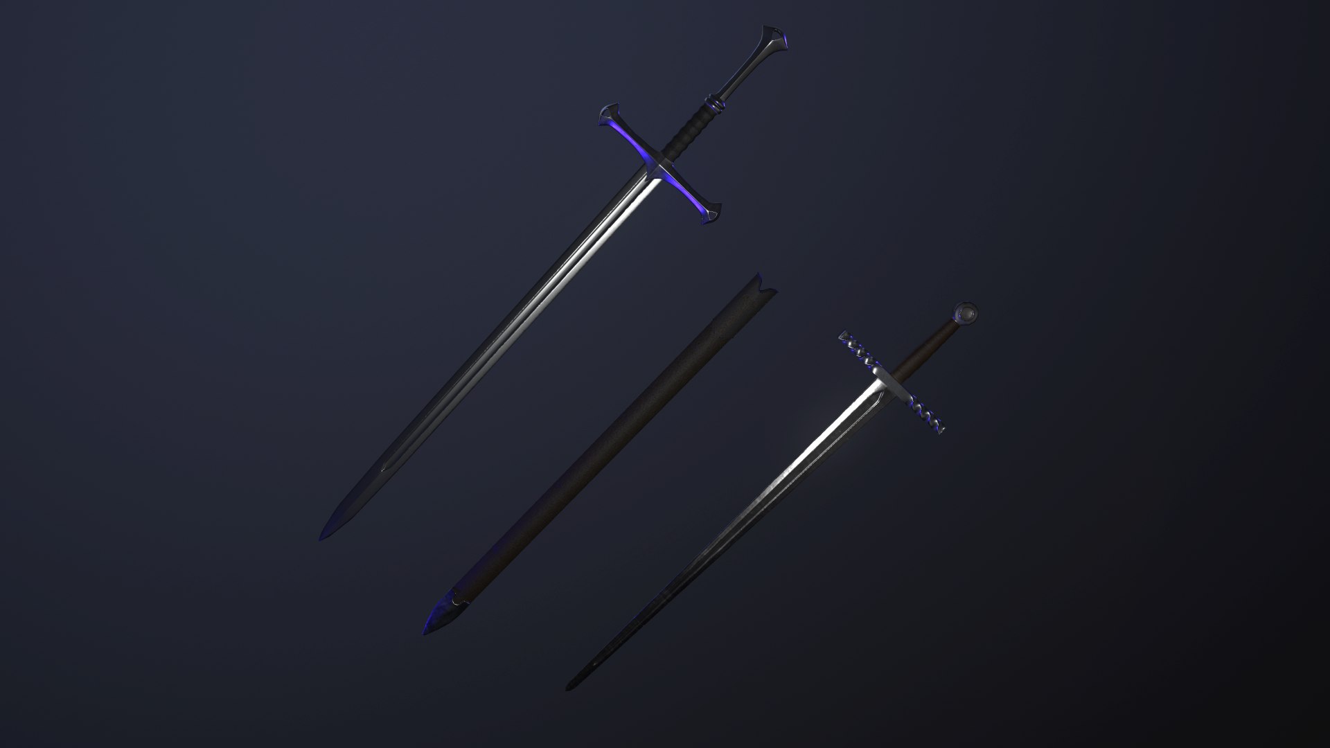 Free 3D Sword Longsword Weapon Model - TurboSquid 1406463