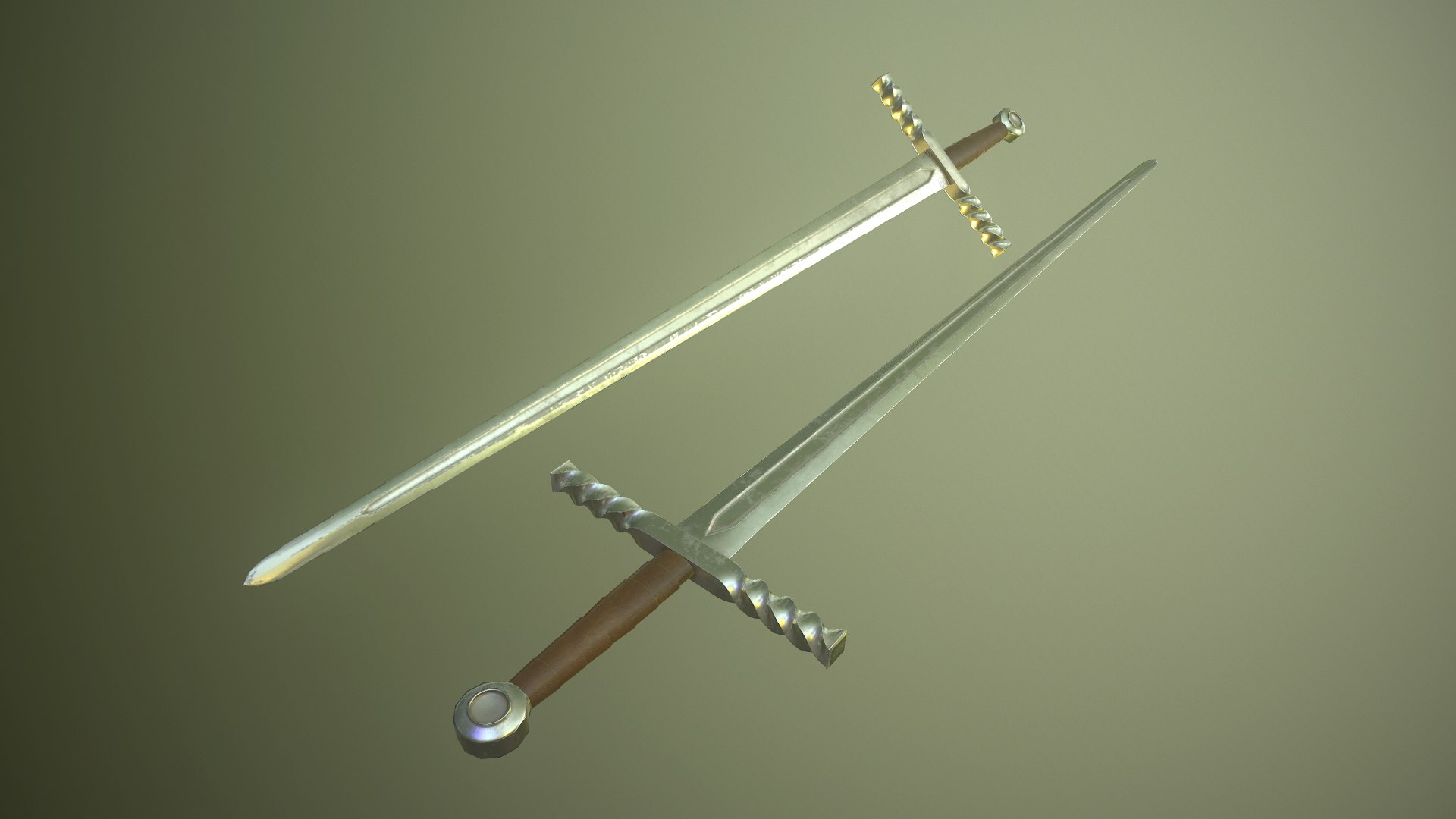 Free 3D Sword Longsword Weapon Model - TurboSquid 1406463
