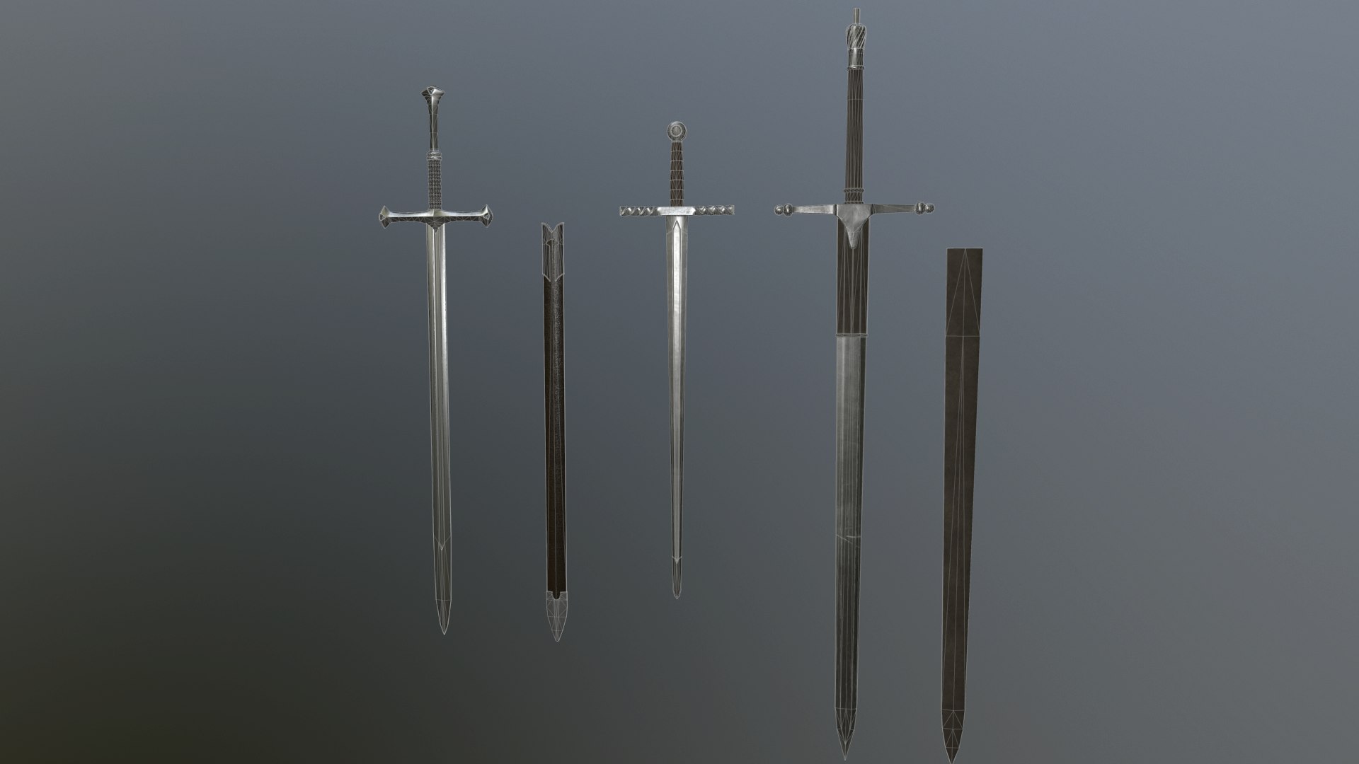 Free 3D Sword Longsword Weapon Model - TurboSquid 1406463