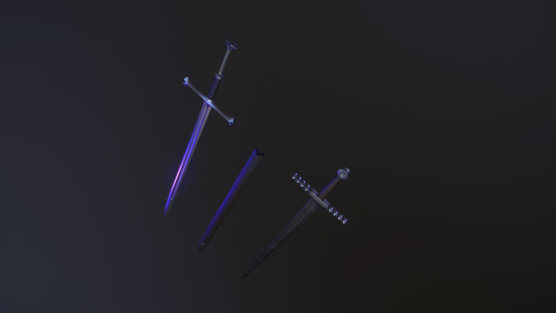 Free 3D Sword Longsword Weapon Model - TurboSquid 1406463