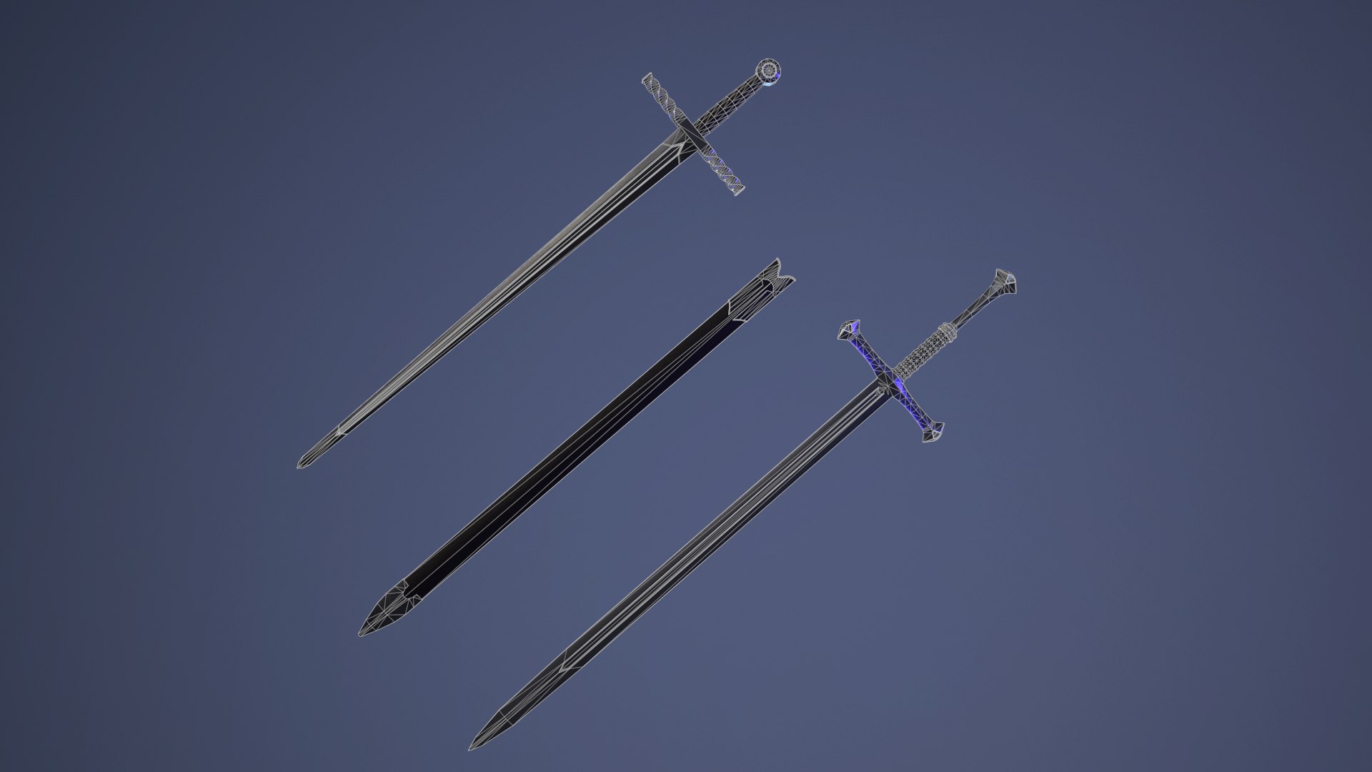 Free 3D Sword Longsword Weapon Model - TurboSquid 1406463