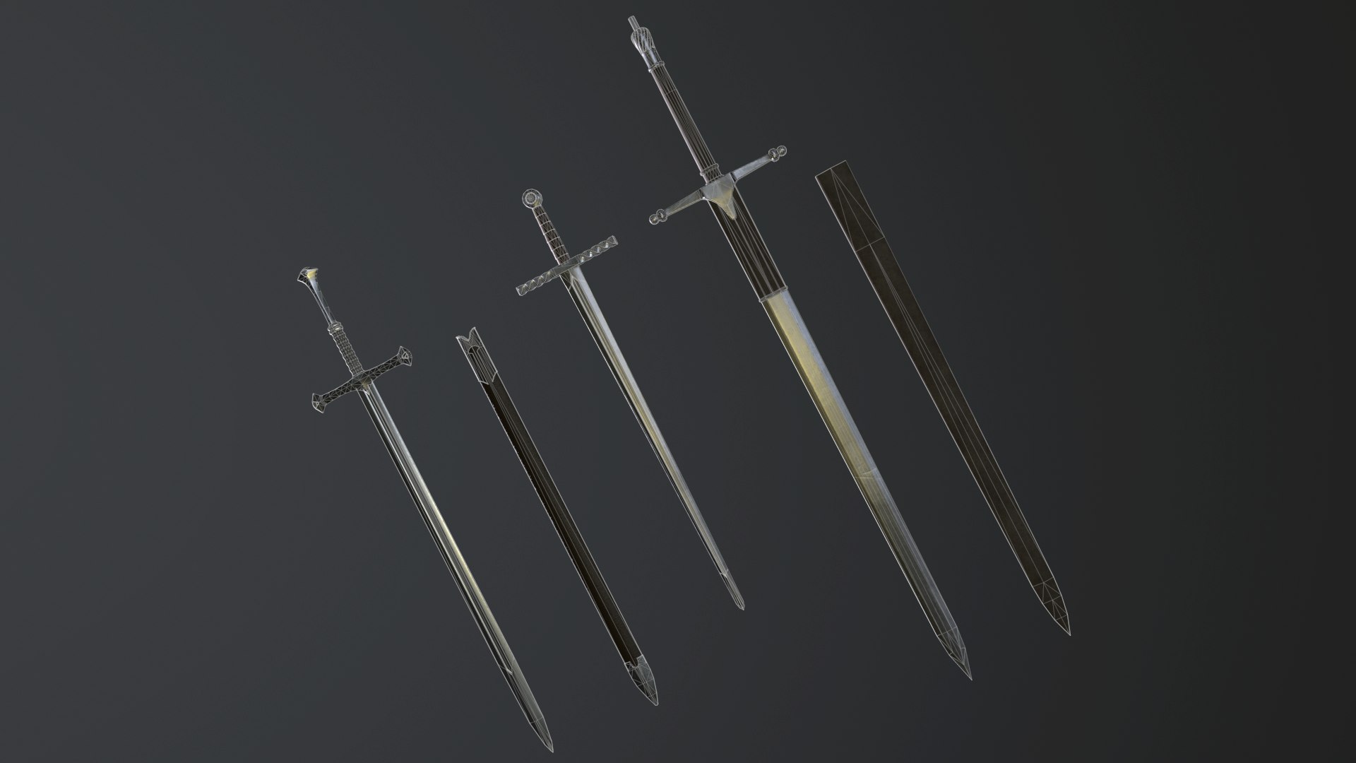 Free 3D Sword Longsword Weapon Model - TurboSquid 1406463