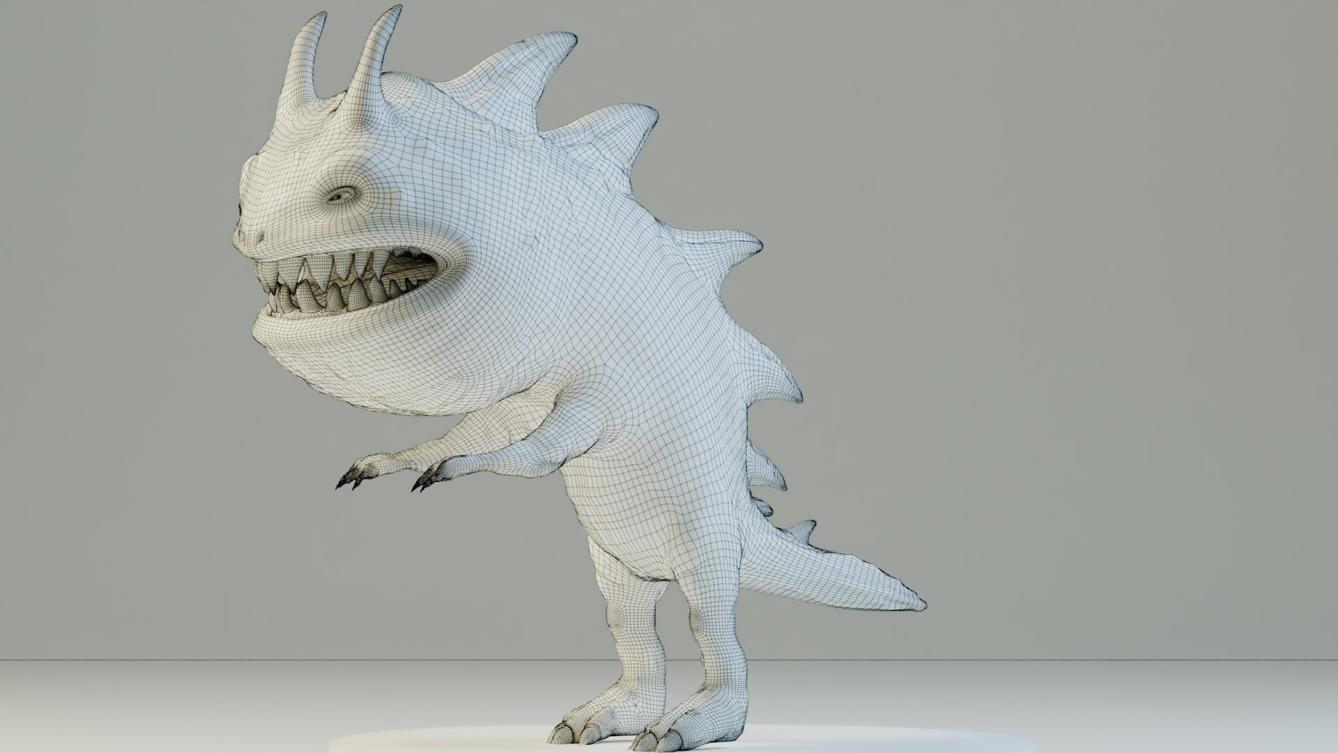 Realistic Monster Game-Ready Animated Low-poly 3D Model(1) 3D ...