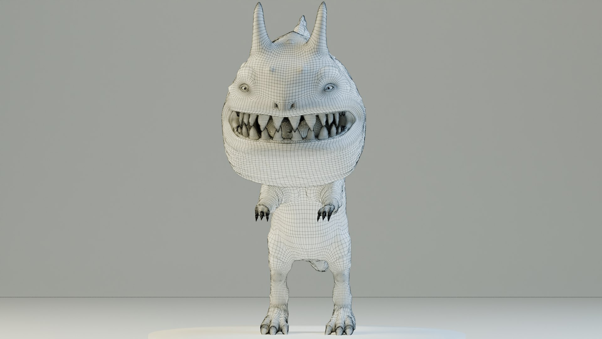 Realistic Monster Game-Ready Animated Low-poly 3D Model(1) 3D ...