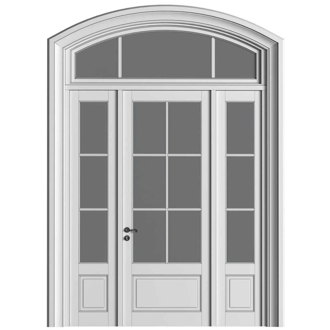 French Arch Interior Doors In Classic Style 3D Model - TurboSquid 2077322