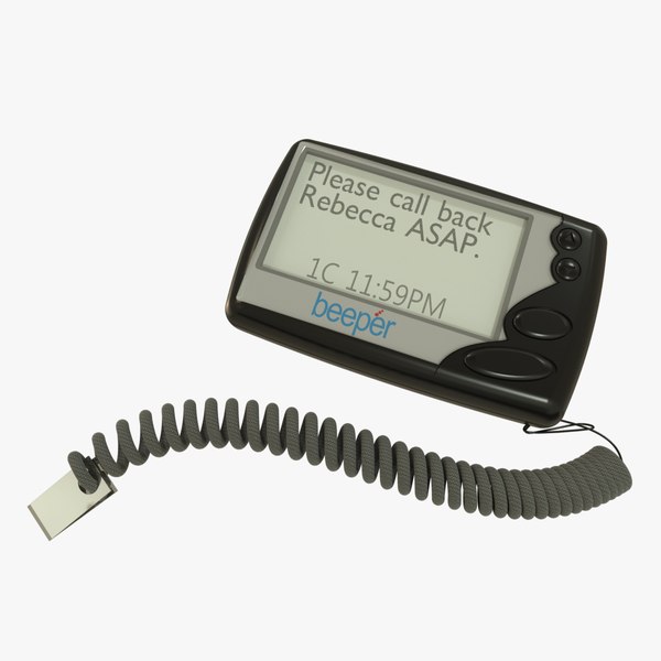 Beeper pager model - TurboSquid 1530091