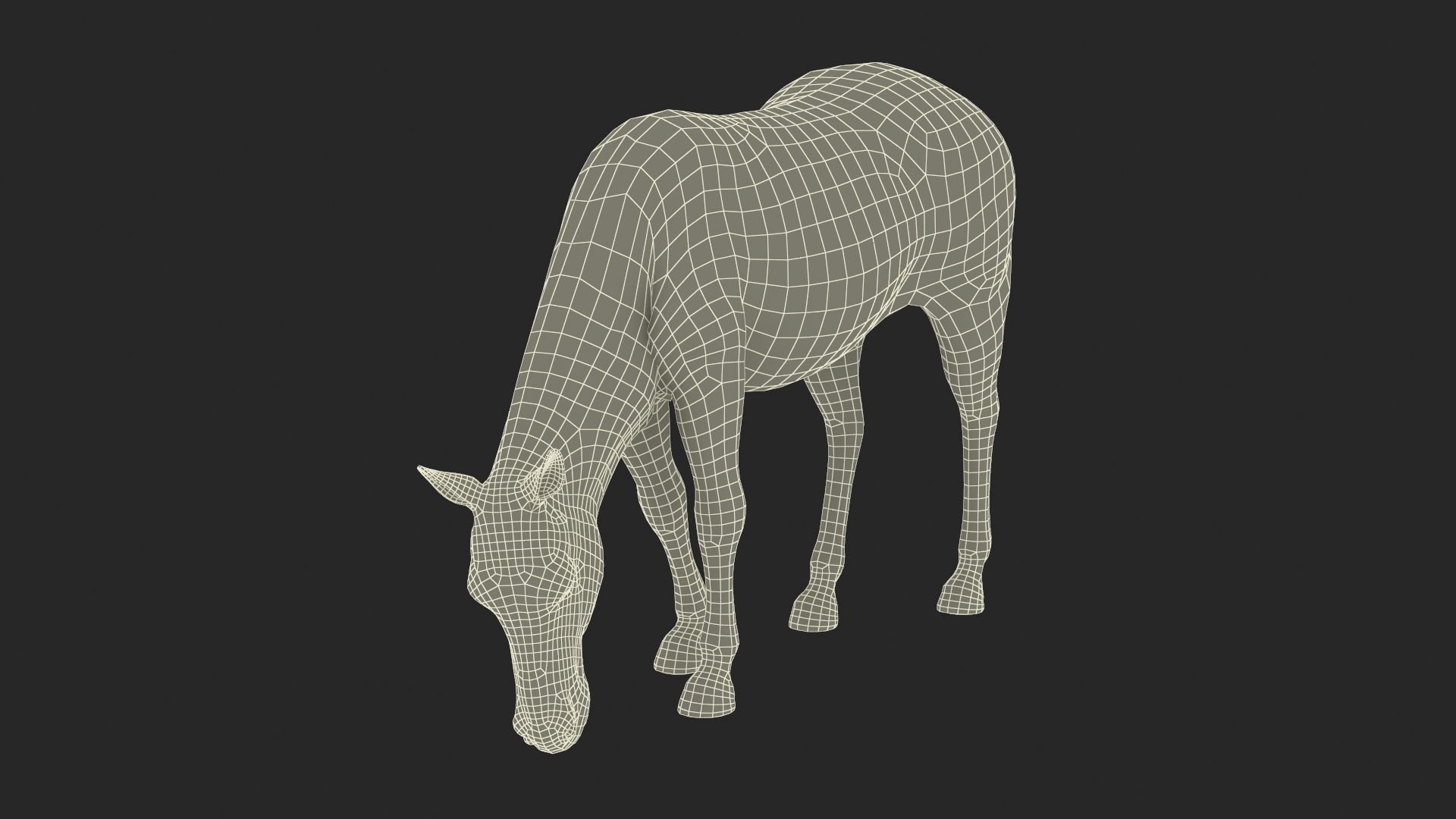 Plains Zebra Eating Fur 3D Model - TurboSquid 2366182