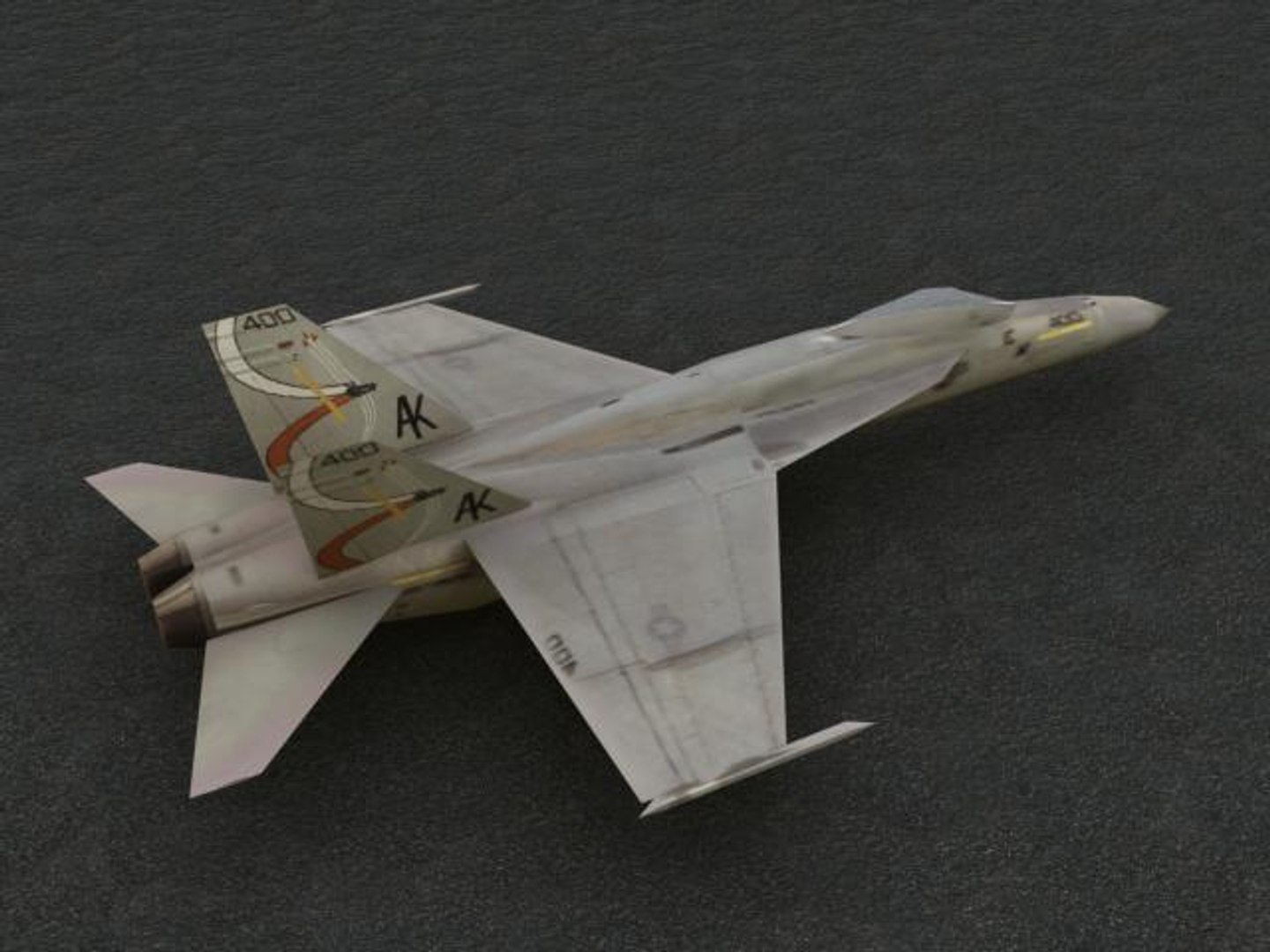 3d F18 Hornet Model