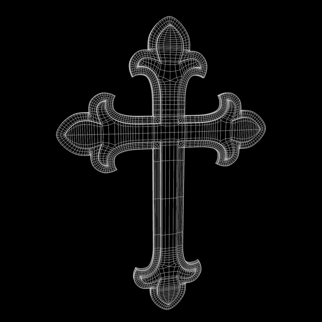 3d Model Cross