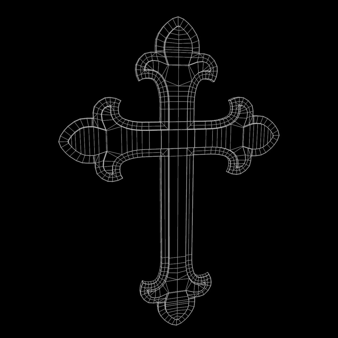 3d Model Cross