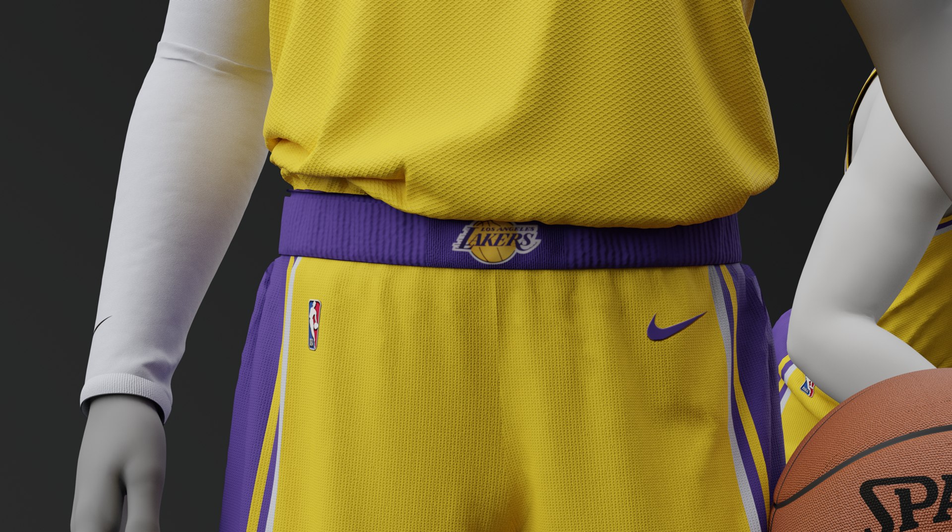 Los Angeles Lakers Home Jersey 2023 3D Model - TurboSquid 2266134