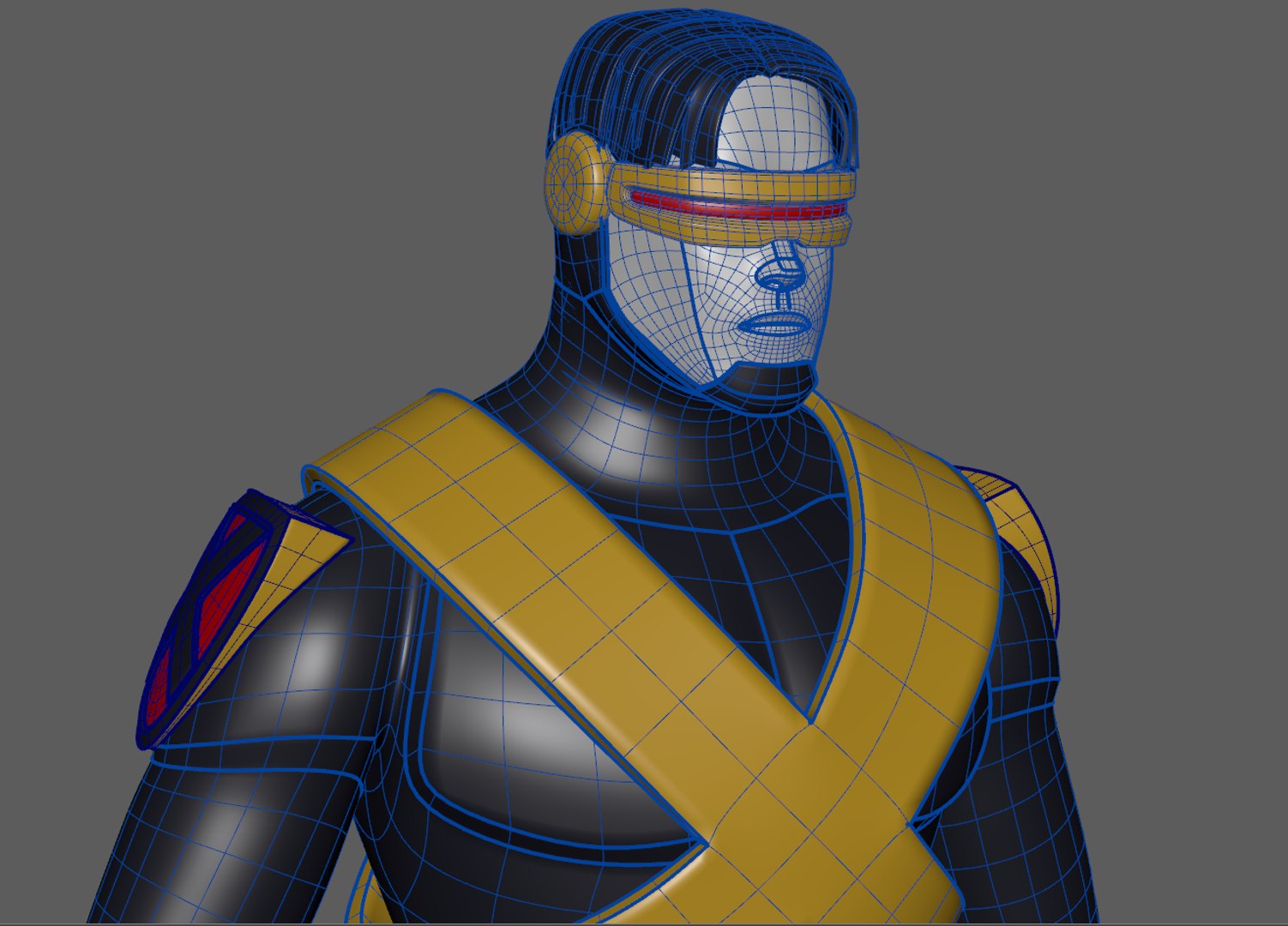 3D Cyclops X-men Evolution - TurboSquid 1168226