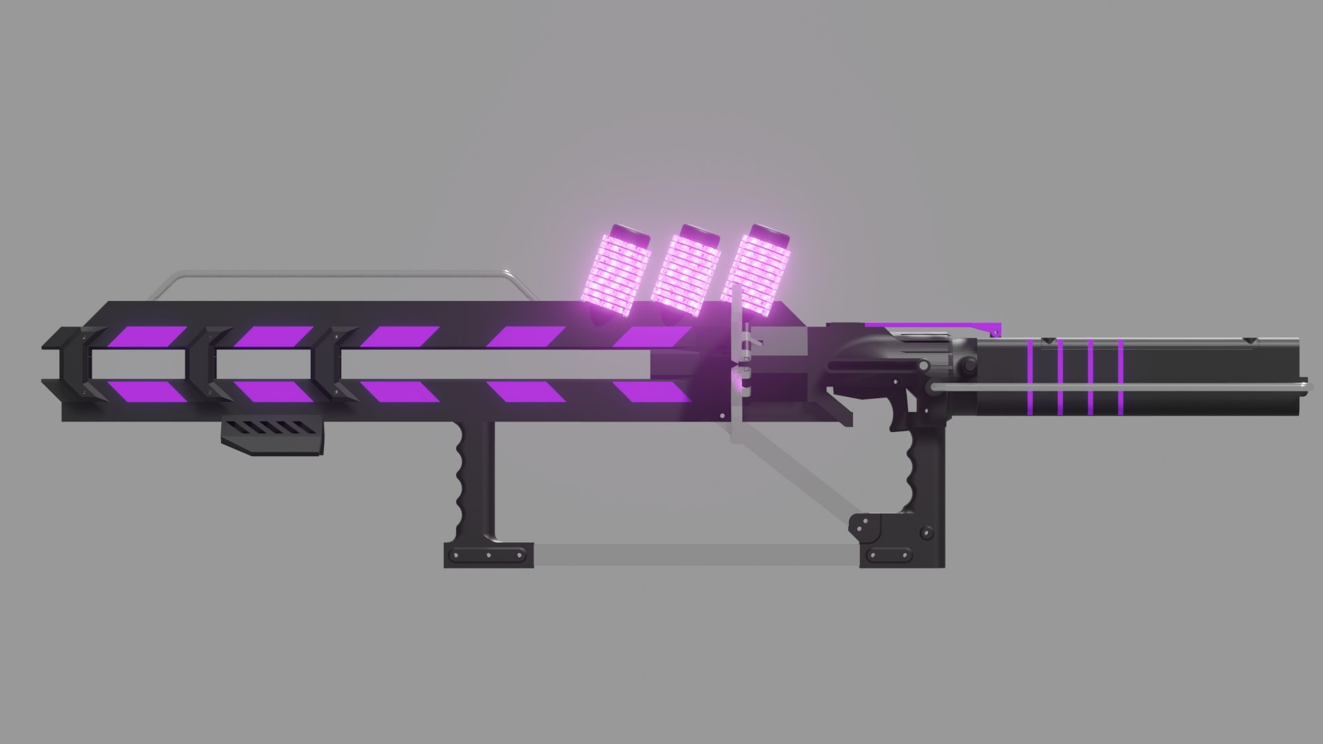 3D Xenon Railgun - TurboSquid 1951324