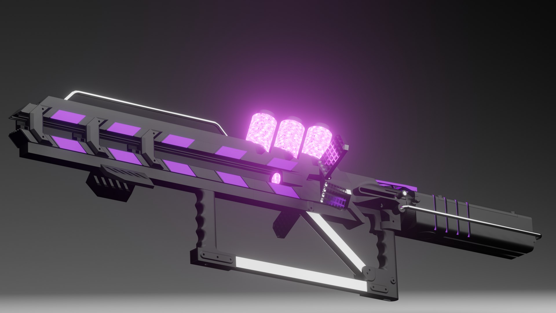 3D Xenon Railgun - TurboSquid 1951324
