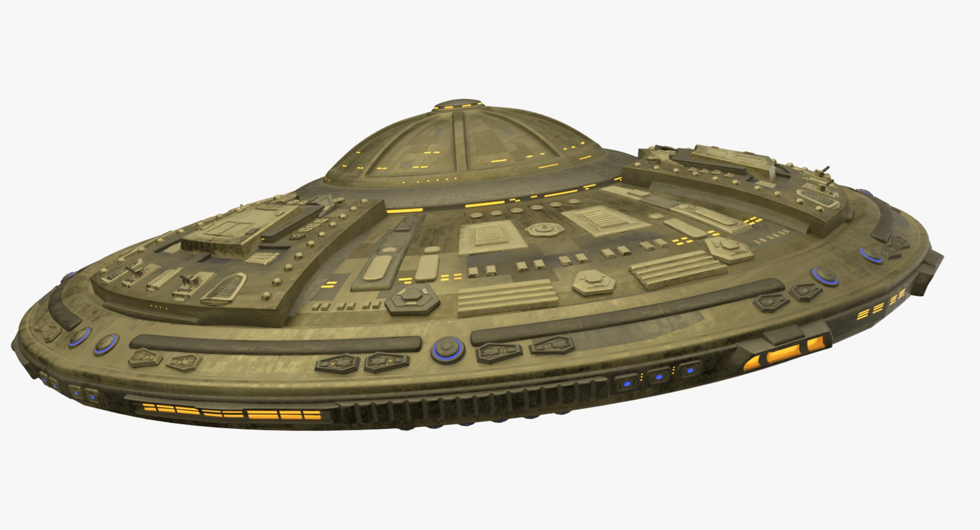 Dalek Command Saucer Pbr 3D Model - TurboSquid 1410797
