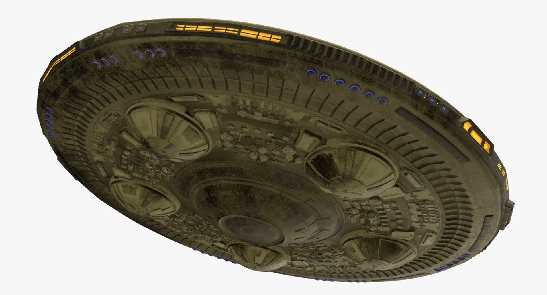 Dalek Command Saucer Pbr 3D Model - TurboSquid 1410797