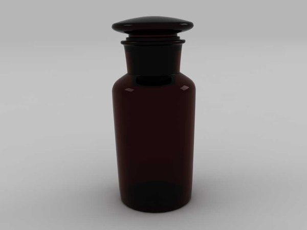 reagent bottle 500ml 3d 3ds