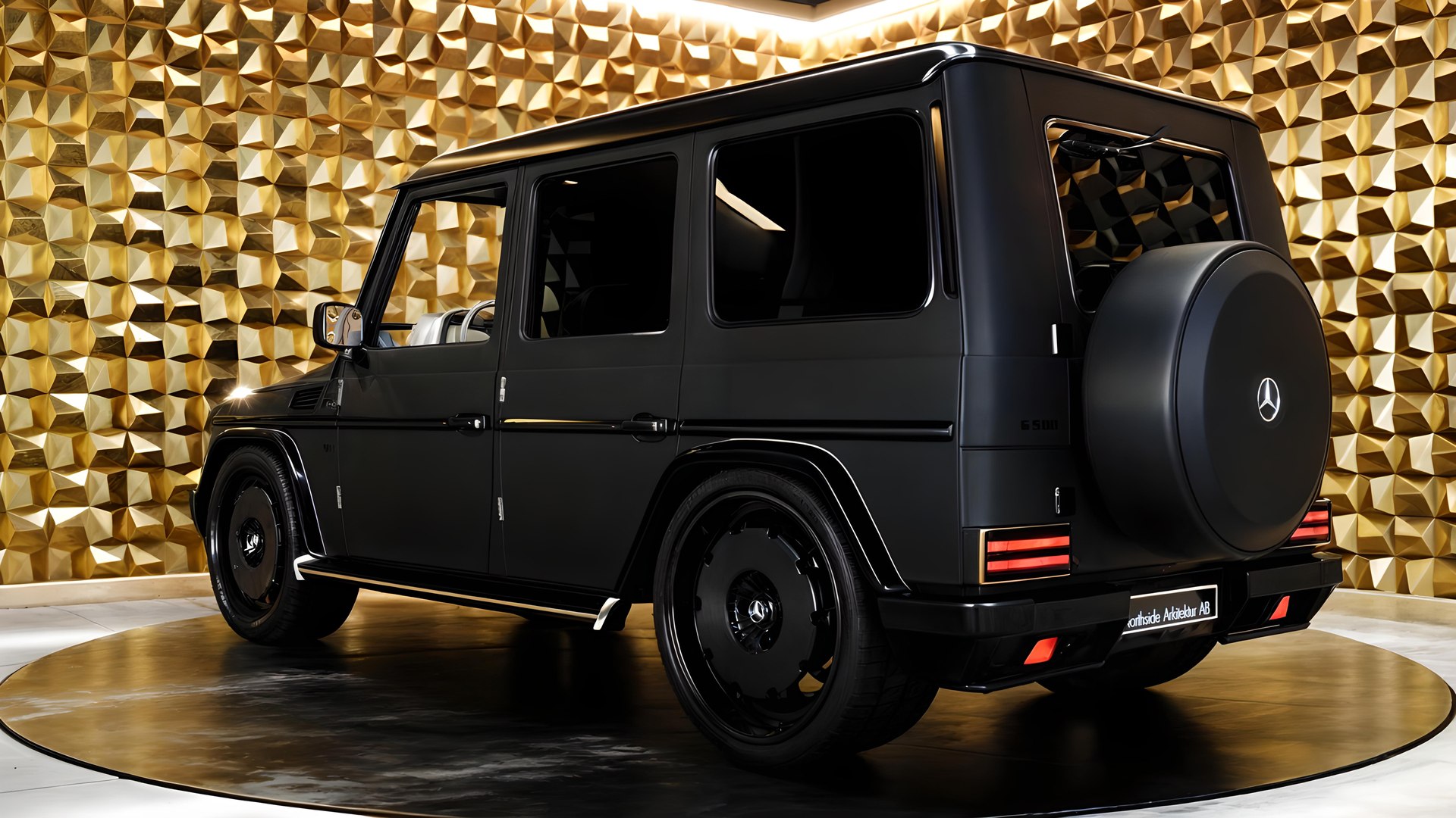 3D Mercedes G500 Blackmatt Model - TurboSquid 2241087