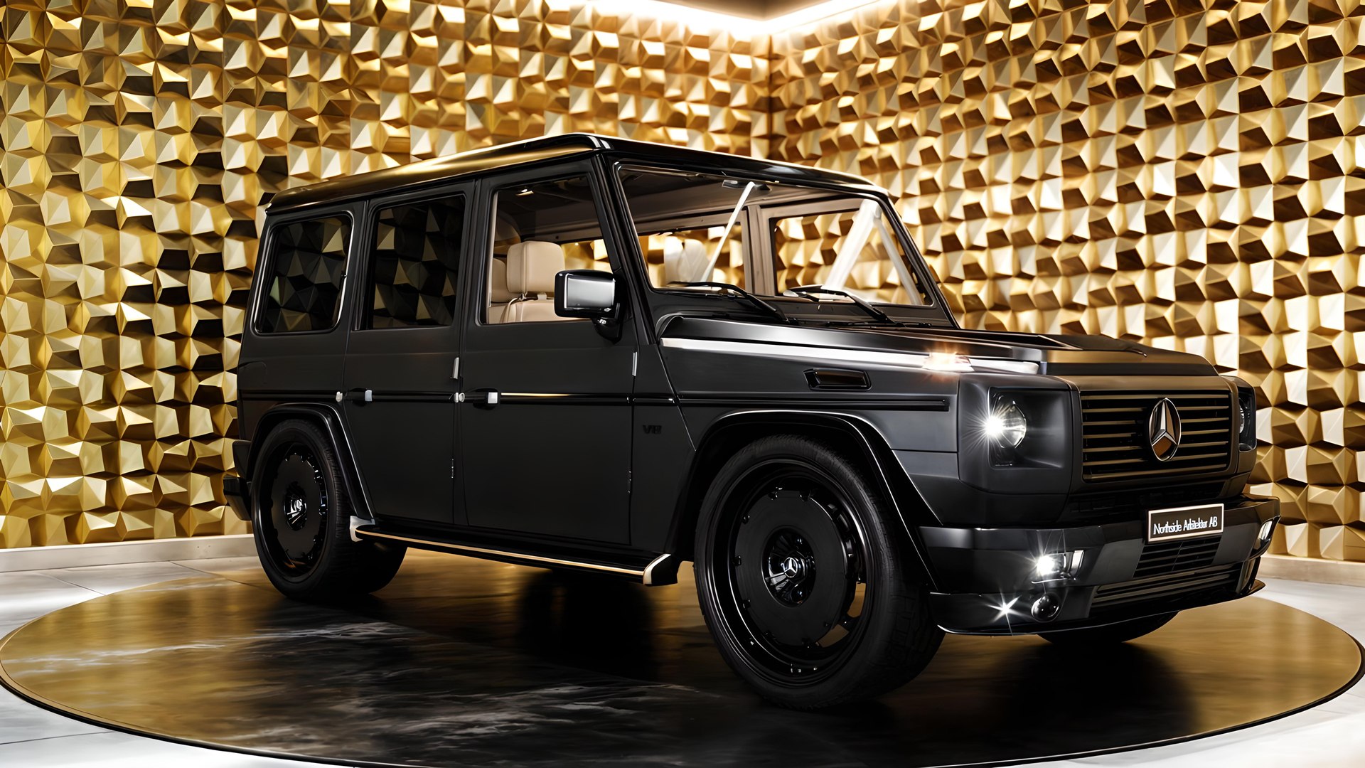 3D Mercedes G500 Blackmatt Model - TurboSquid 2241087