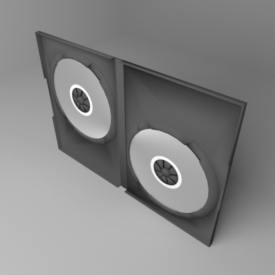 3D Double Dvd Case Model - TurboSquid 1562331