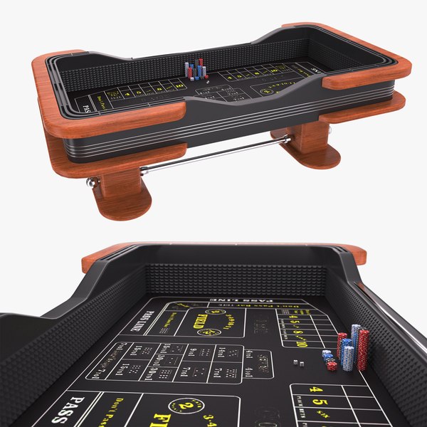 Craps Table - Black 3D 모델 - TurboSquid 1910041