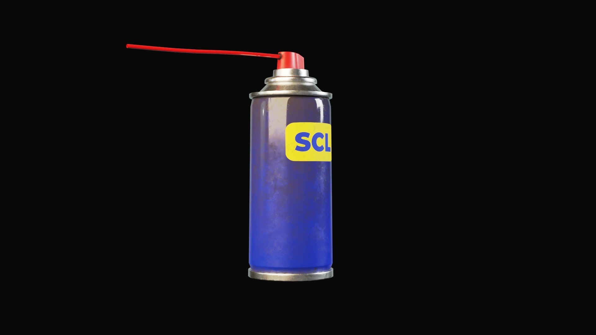 3D Spry Can Lubrificant Game Ready Model - TurboSquid 1782847
